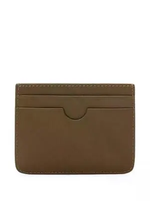 AMI Paris Cowhide Leather Card Holder With De Coeur