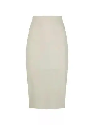 Chiara Boni La Petite Robe Lumi High-waisted Pencil Midi Skirt - Neutrals