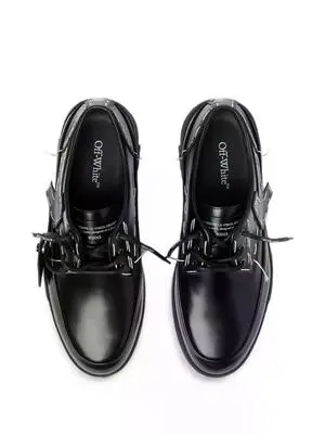 Off-White Out Of Office Contrast-stitched Derby Shoes