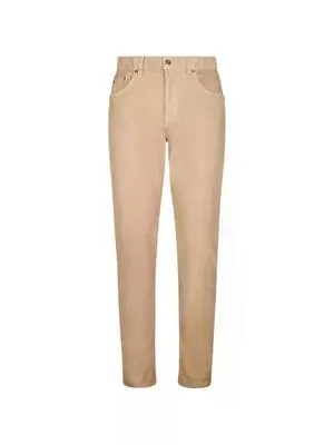 DONDUP Corduroy-effect Five-pocket Trousers - Neutrals