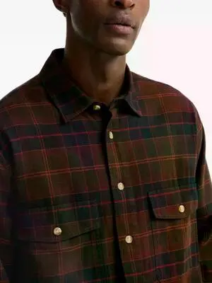 Barbour Armstrong Tartan-check Cotton Shirt Jacket