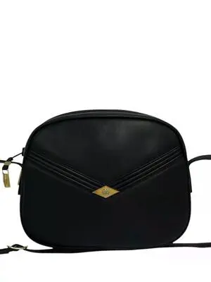 Gucci 1990-2000 Calfskin Crossbody Bag - Black
