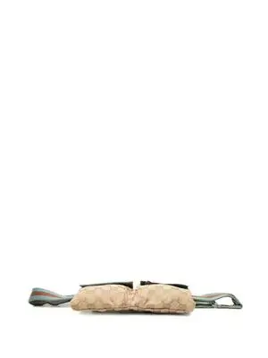 Gucci 2000-2015 Gg Canvas Web Double Pocket Belt Bag