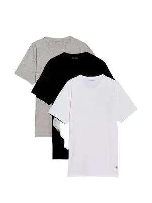 Calvin Klein Logo-embroidered T-shirt - White