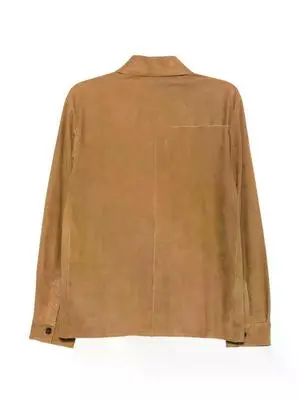 ARMA Lamb Suede Button-up Jacket