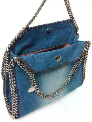 Stella McCartney Falabella Denim Mini Tote Bag - Blue