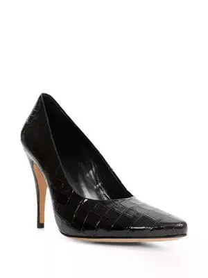 JUDE Jerry Crocodile-embossed Leather Pumps