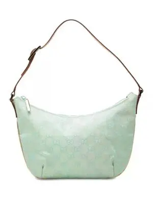Gucci 2000-2015 Gg Canvas Shoulder Bag - Blue