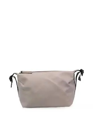 Rains Logo-detail Zip-fastening Wash Bag - Neutrals