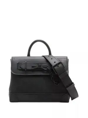 LOUIS VUITTON 2021-2026 Monogram Taurillon Steamer Pm Satchel - Black
