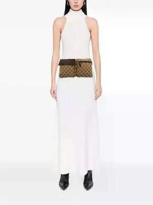 Gucci 2000-2015 Gg Canvas Double Pocket Belt Bag