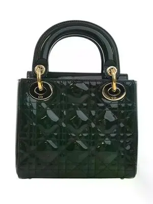 Dior Mini Patent Cannage Lady Satchel