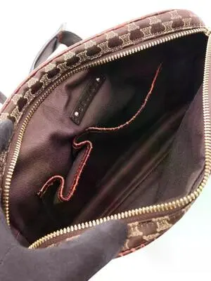 Celine 1980-1990 Macadam Canvas Crossbody Bag