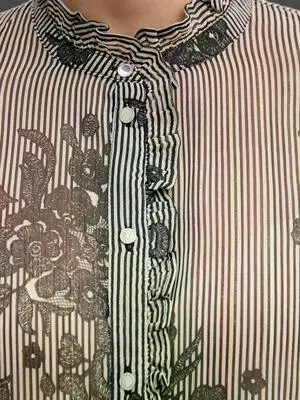 MORGAN Ruffled Floral Blouse