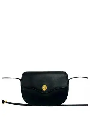 Dior 1980-1990 Leather Crossbody Bag - Black