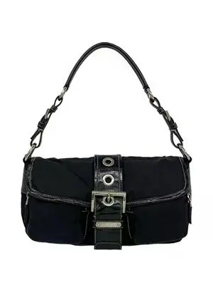 Prada 2013-2026 Tessuto Shoulder Bag - Black