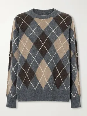 Daughter Ava Argyle Wool Sweater