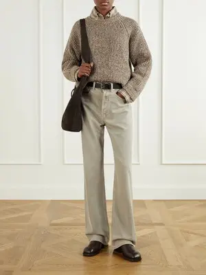 Daughter Ribbed Mélange Wool Sweater