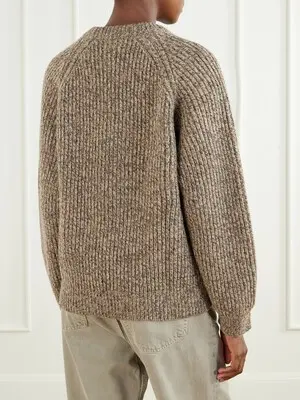 Daughter Ribbed Mélange Wool Sweater