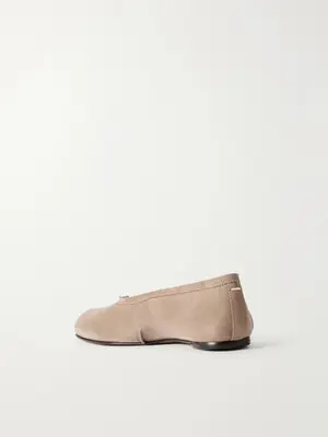 MAISON MARGIELA Tabi Split-toe Suede Ballet Flats