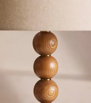 SOHO HOME Wood Bead Table Lamp