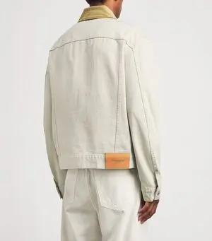 JW Anderson Corduroy Collar Denim Jacket