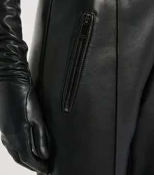 Balmain Lambskin Stirrup Trousers