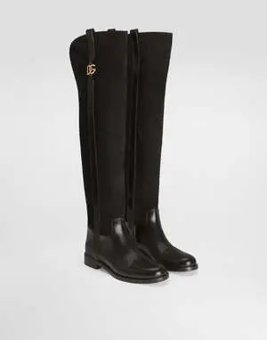 Dolce & Gabbana Knee High Riding Boots