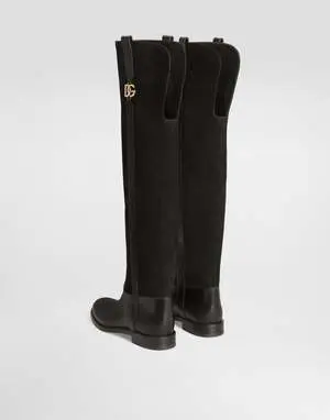 Dolce & Gabbana Knee High Riding Boots