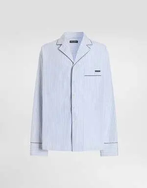 Dolce & Gabbana Striped Poplin Vanity Shirt Shirts - Multicolor