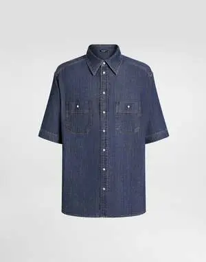 Dolce & Gabbana Denim Shirt Denim Multi-colored
