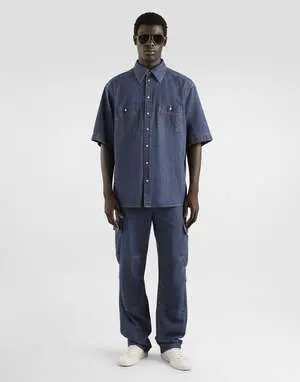 Dolce & Gabbana Denim Shirt Denim Multi-colored