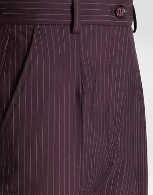 Dolce & Gabbana Pinstriped Wool Trousers