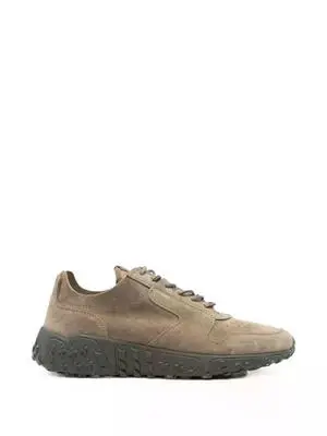 BUTTERO® Vinci Lace-up Suede Sneakers - Neutrals