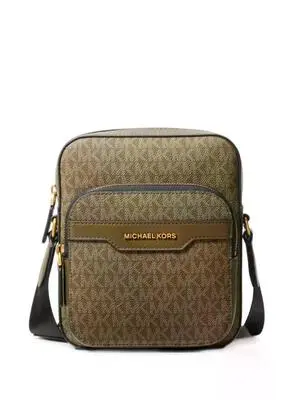 Michael Kors Hudson Mini Signature Logo Flight Bag - Brown