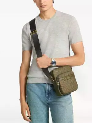 Michael Kors Hudson Mini Signature Logo Flight Bag