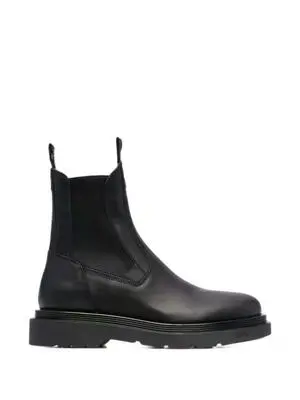 BUTTERO® Leather Chelsea Boots - Black