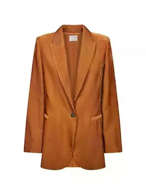 FORTE_FORTE Ribbed-knit Blazer Jacket