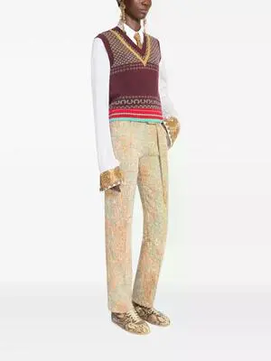 Dries Van Noten Fitted Cashmere Top