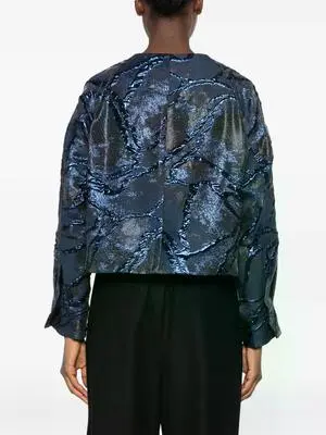 SUSANNE BOMMER Jacquard Effect Cropped Jacket