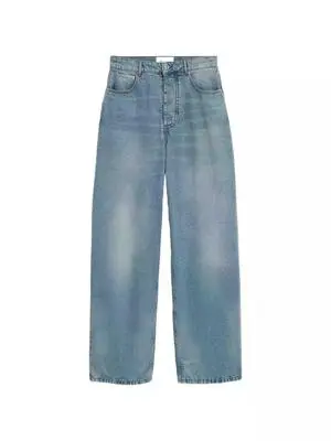 AMI Paris Baggy-fit Cotton Jeans - Blue