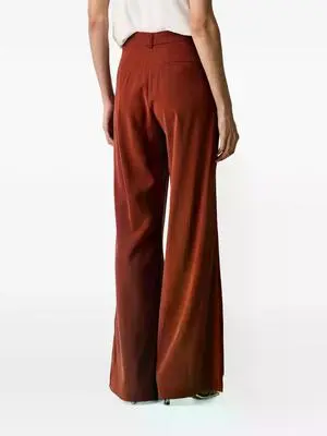 MORGAN Pleated Wide-leg Trousers