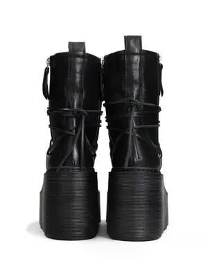 VIC MATIE Rock Wrap-around Platform Ankle Boots