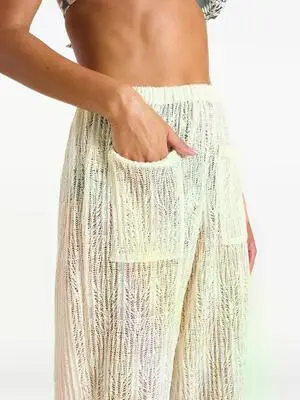 BANANA MOON Osmoze Beachsoul Pointelle-knit Trousers