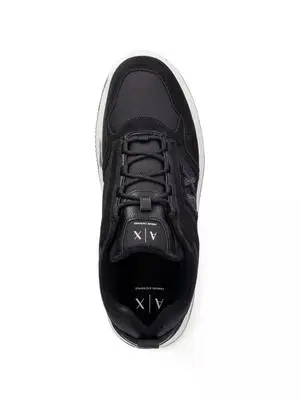 Armani Exchange Panelled Logo-patch Sneakers
