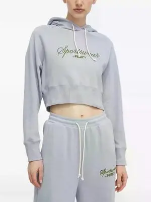PUMA Logo-embroidered Hoodie