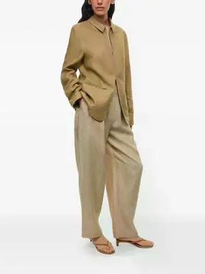 12 STOREEZ Gelato Pleated Tapered Trousers