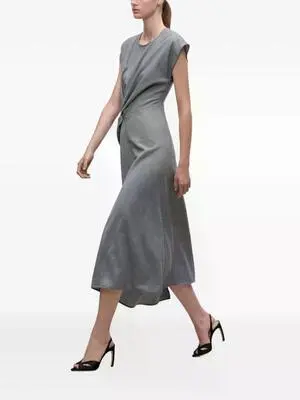 Victoria Beckham Aria Twisted Midi Dress
