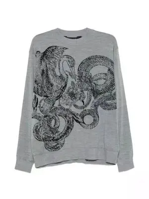 Just Cavalli Crew-neck Sweater - Grey