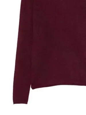 PHILO-SOFIE Fine-knit Crew-neck Top - Purple
